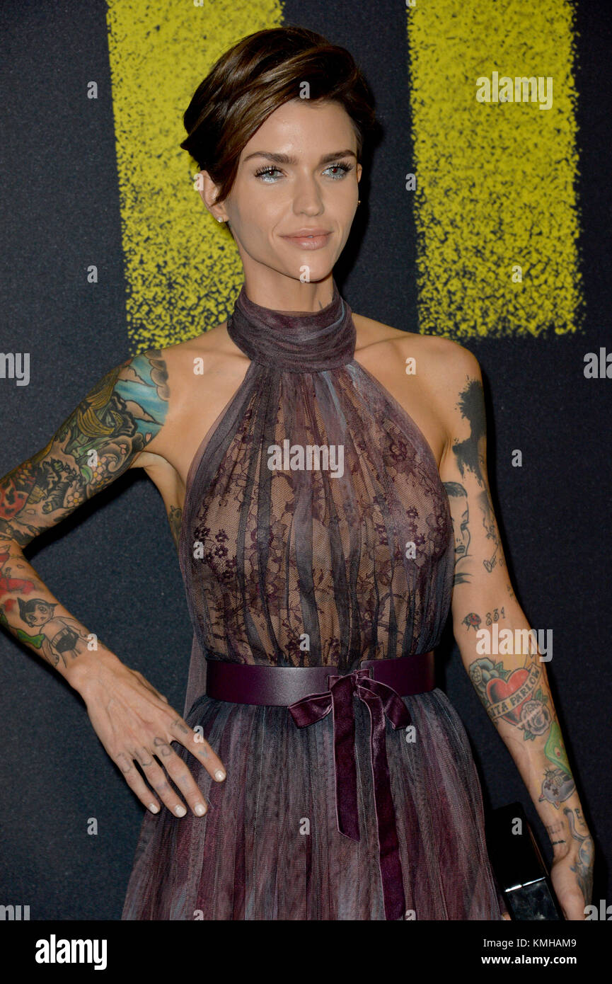 Los Angeles, USA. 12th Dec, 2017. Ruby Rose at the world premiere of ...