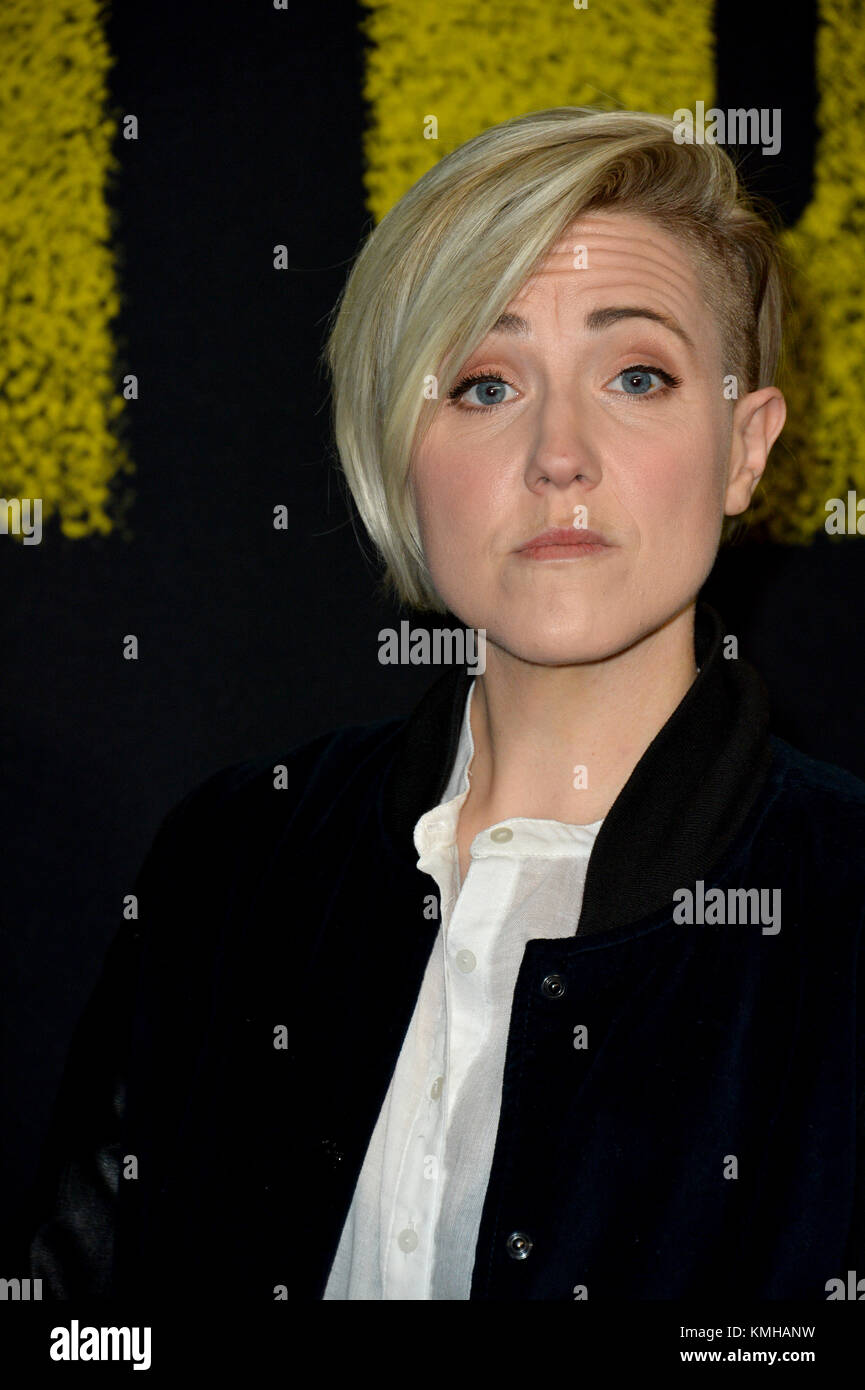 LOS ANGELES, CA. December 12, 2017: Hannah Hart at the world premiere ...