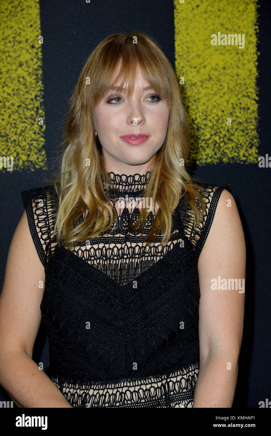 LOS ANGELES, CA. December 12, 2017: Ashley Nicole at the world premiere ...