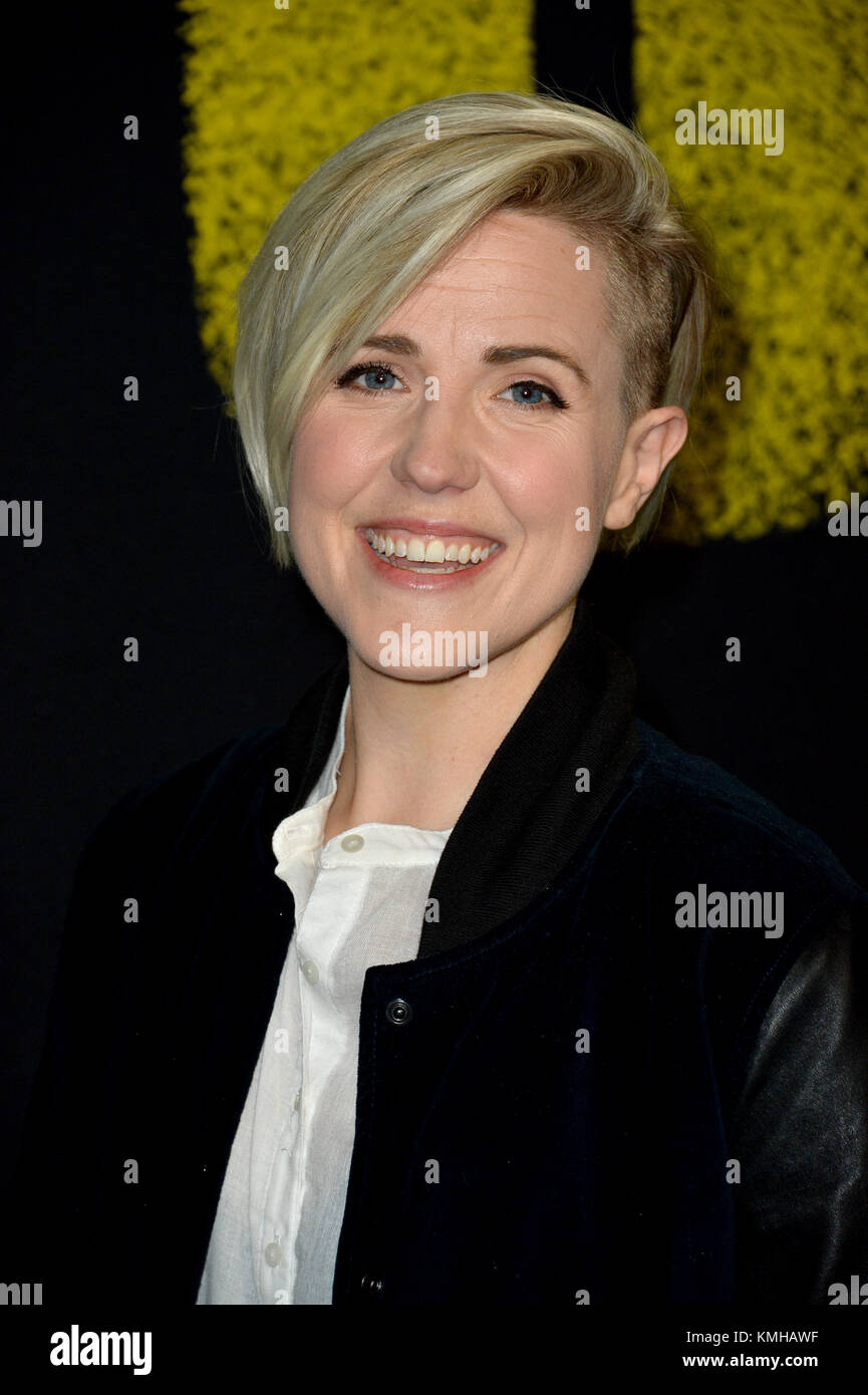 LOS ANGELES, CA. December 12, 2017: Hannah Hart at the world premiere ...