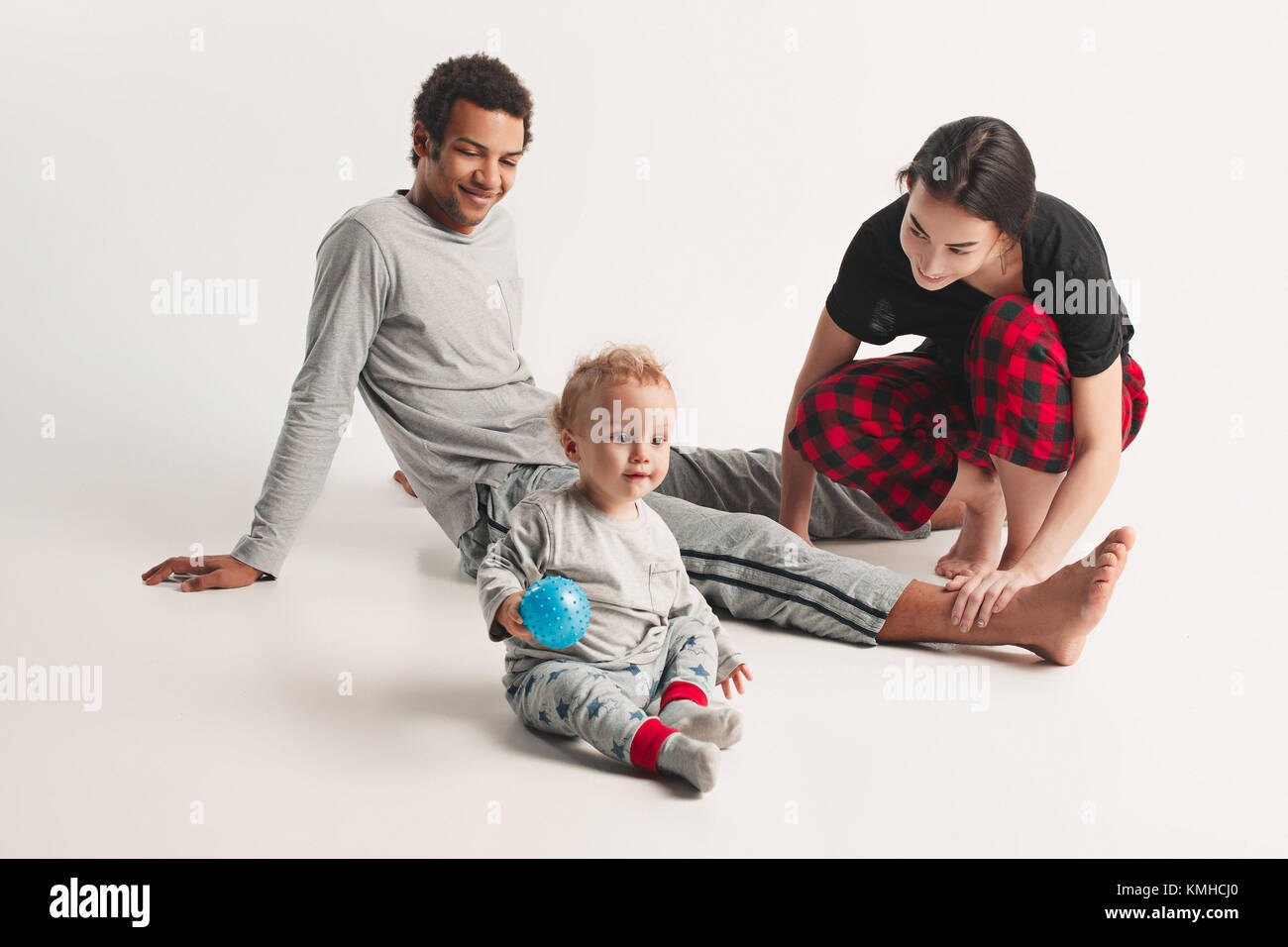 One happy family Stock Photo - Alamy
