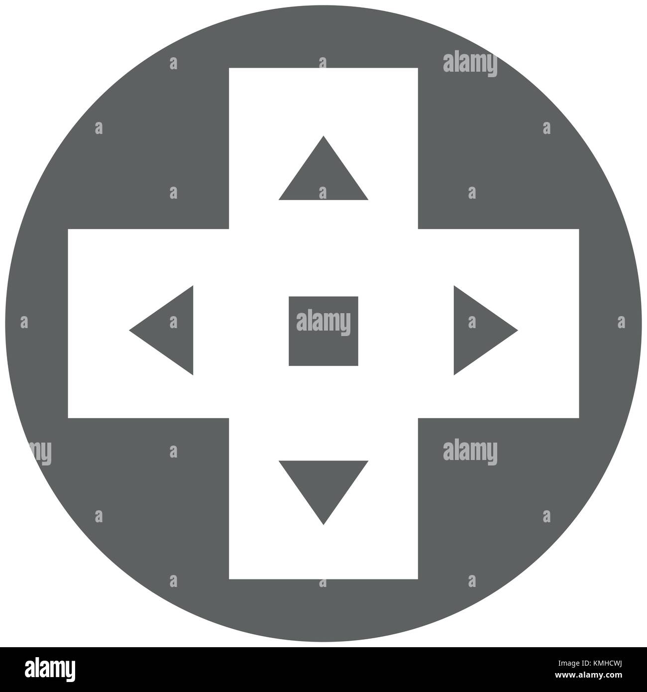 Cross Arrows Flat Icon Stock Photos & Cross Arrows Flat Icon Stock ...