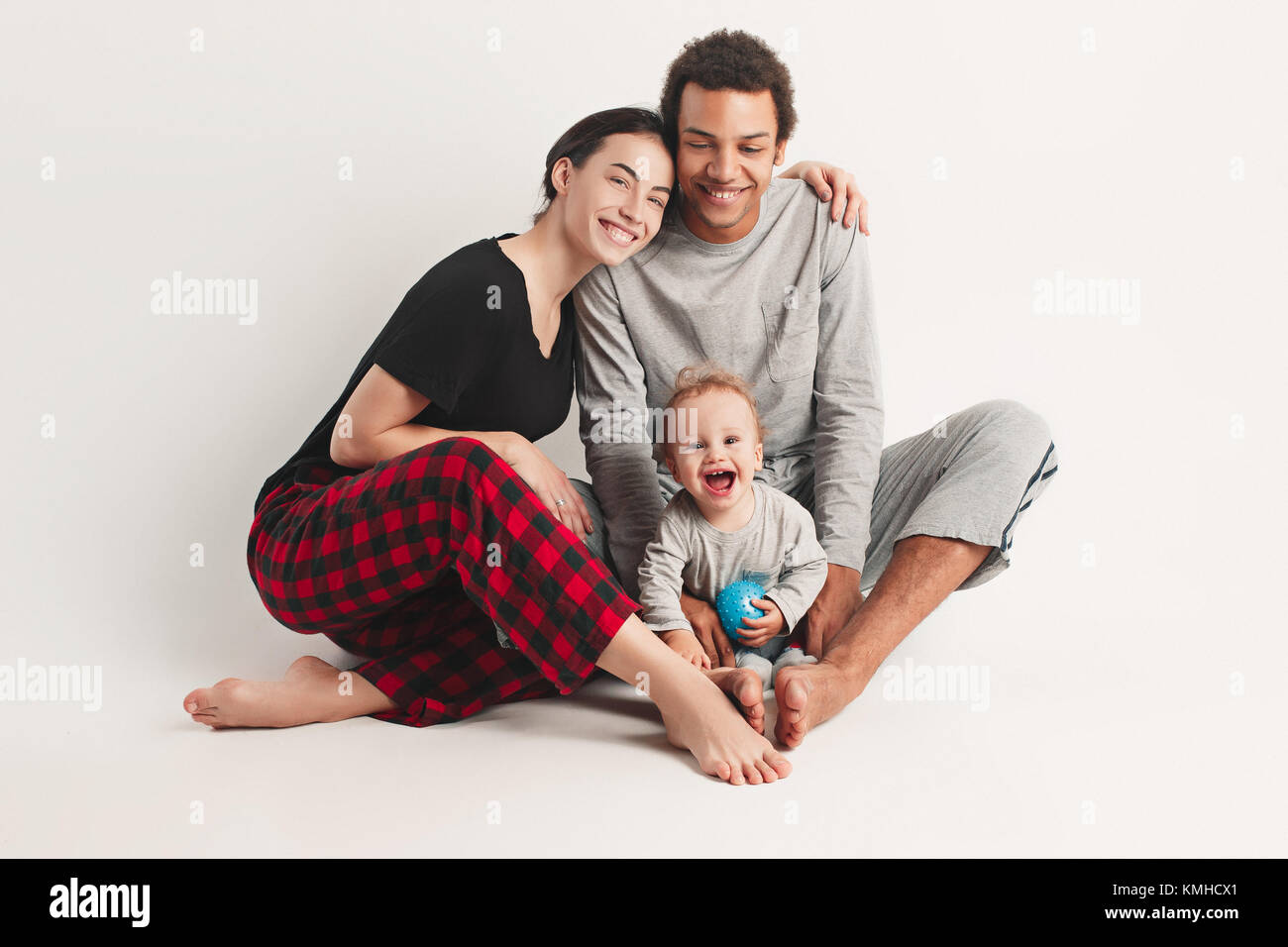 One happy family Stock Photo - Alamy