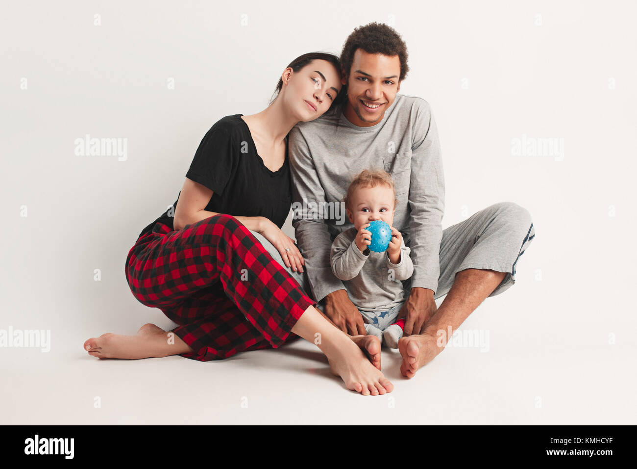 One happy family Stock Photo - Alamy
