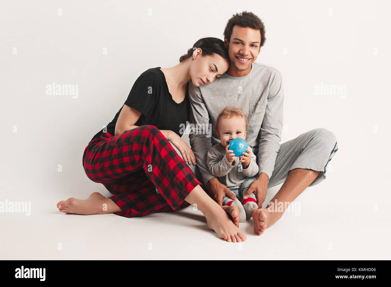 One happy family Stock Photo - Alamy
