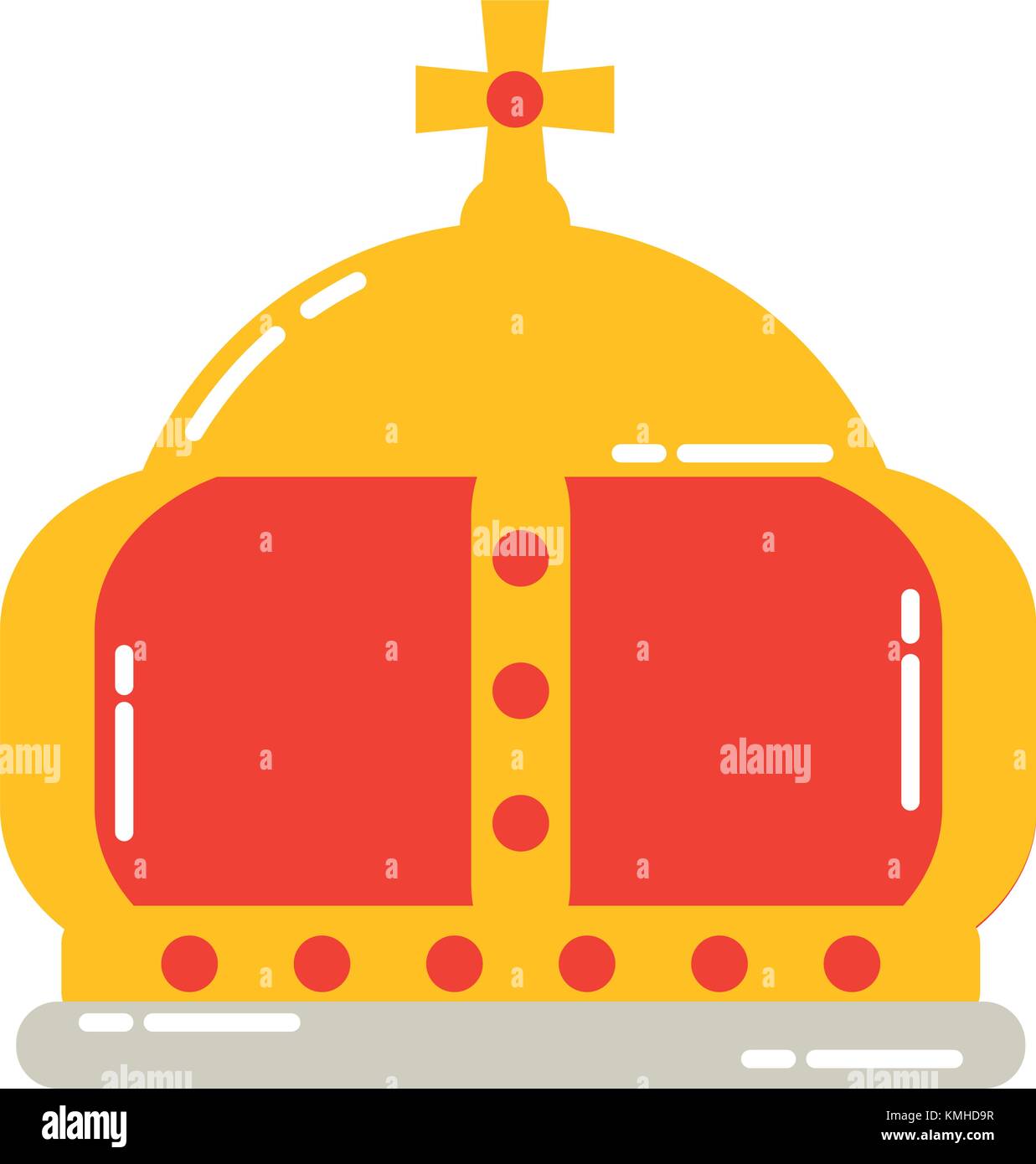 british crown of queen monarchy classic majestic Stock Vector Image ...
