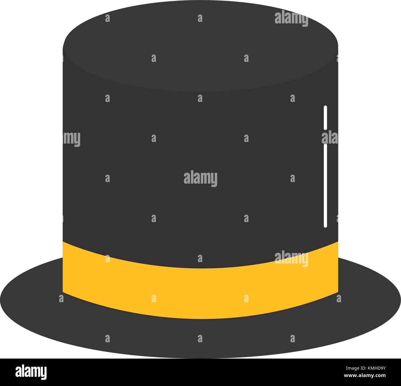 top hat accessory elegance fashion Stock Vector Image & Art - Alamy