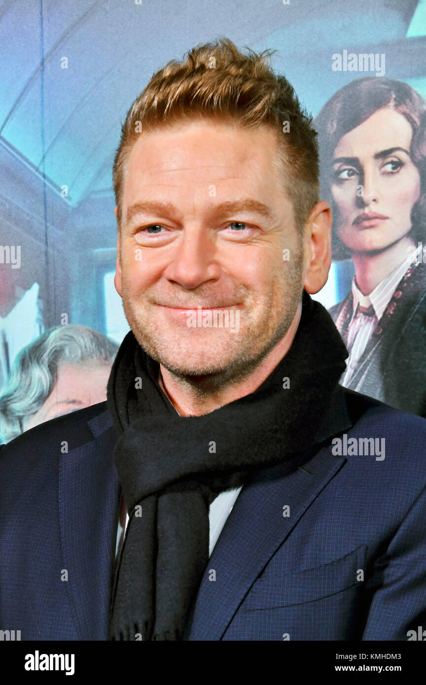 Kenneth Branagh attends the 'Murder on the Orient Express' premiere at ...