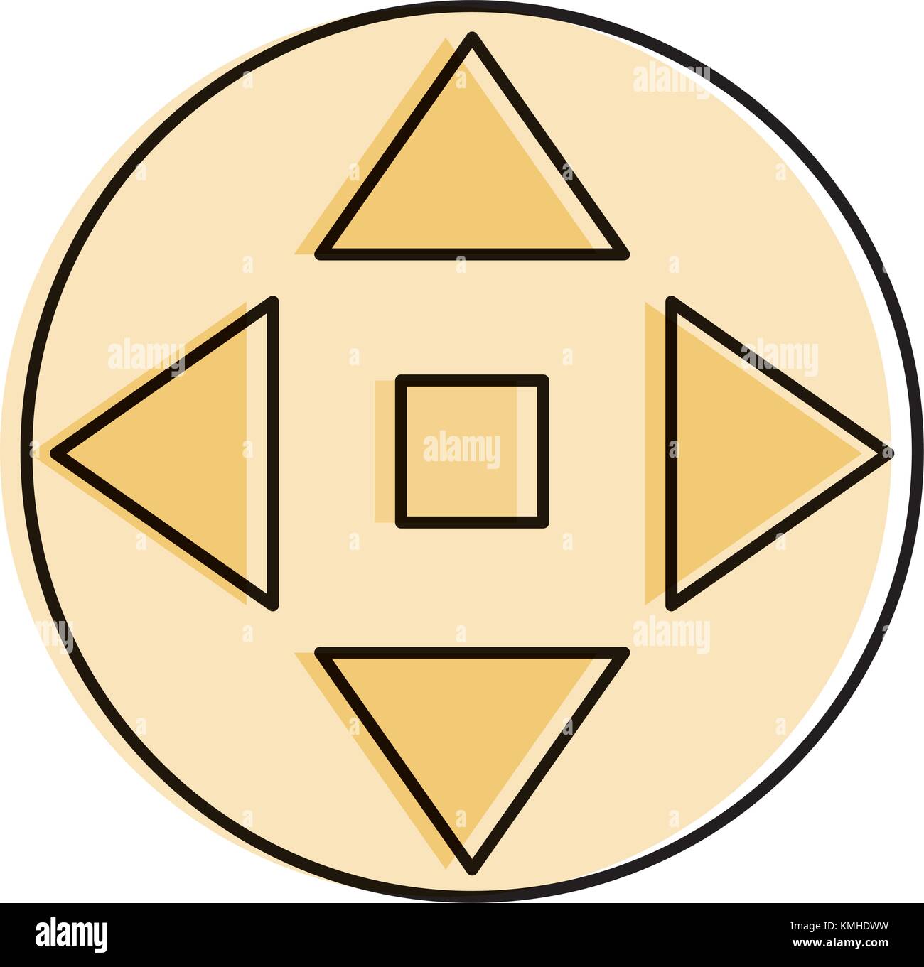 Cross Arrows Flat Icon Stock Photos & Cross Arrows Flat Icon Stock ...