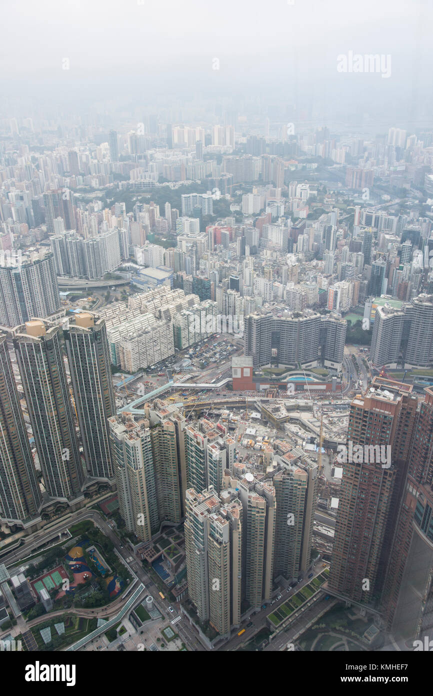 panoramic view of the skyscrapers in the city center Stock Photo - Alamy