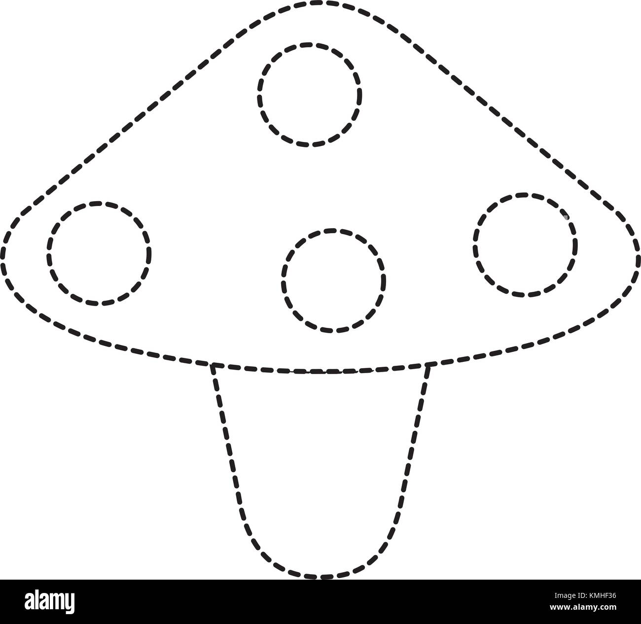 Fungi clip art Black and White Stock Photos & Images - Alamy