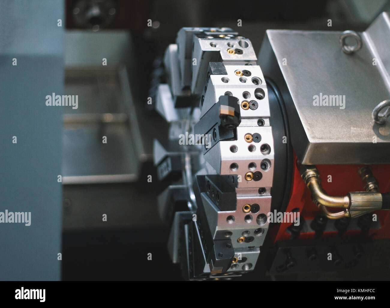 Rotated mechanism of lathe machine - processing of metal working ...