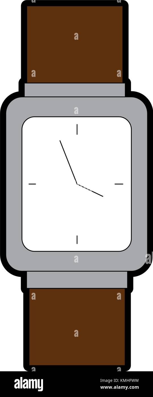 handle time clock isolated icon vector illustration design Stock Vector ...