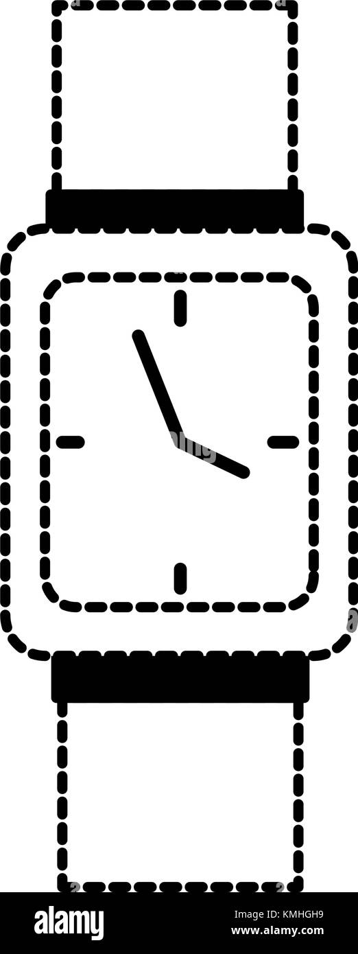 handle time clock isolated icon vector illustration design Stock Vector ...