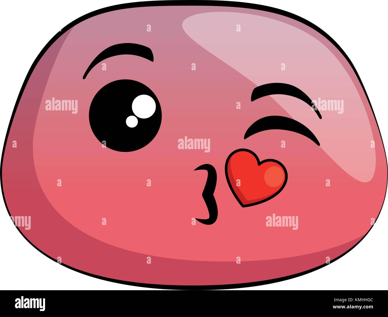 lovely emoji face icon vector illustration design Stock Vector Image ...