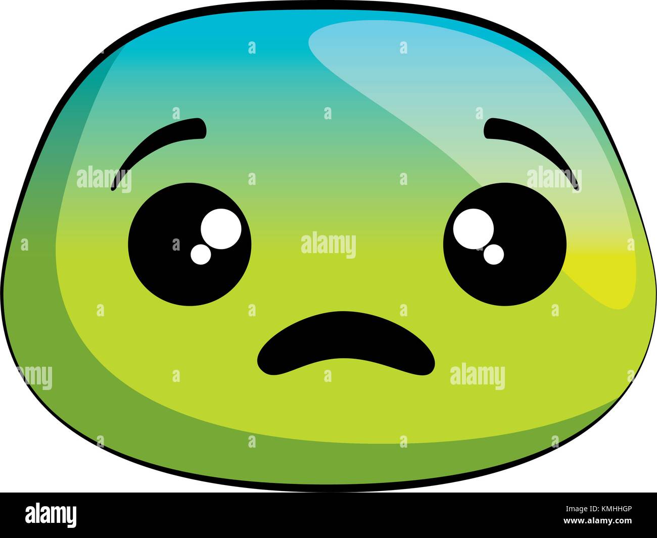 sad emoji face icon vector illustration design Stock Vector Image & Art ...