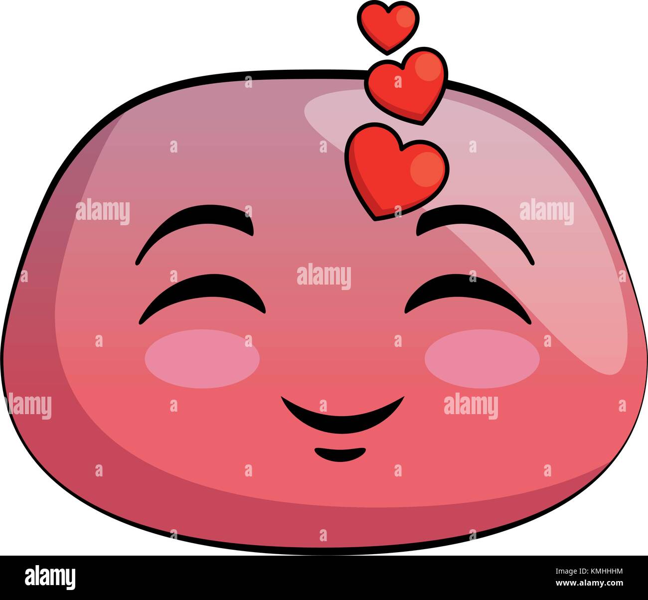 lovely emoji face icon vector illustration design Stock Vector Image ...