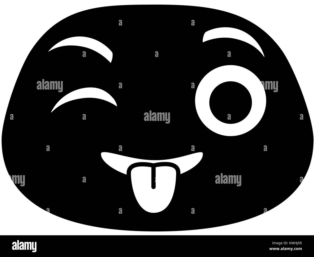 crazy emoji face icon vector illustration design Stock Vector Image ...