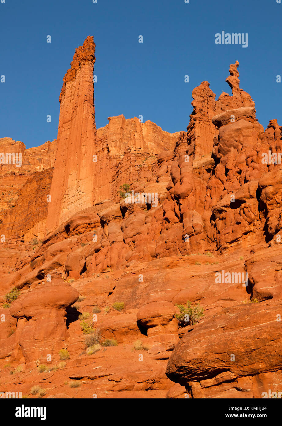 Fisher Tower near Moab in Utah, USA Stock Photo - Alamy