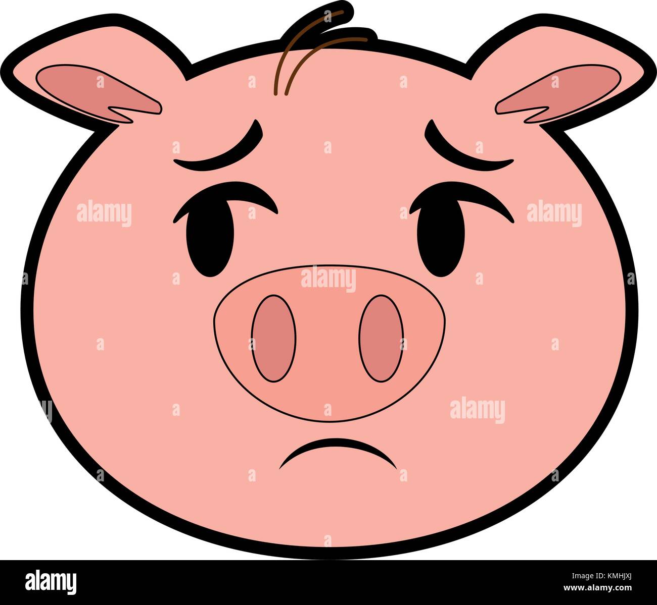 Terrified pig hi-res stock photography and images - Alamy