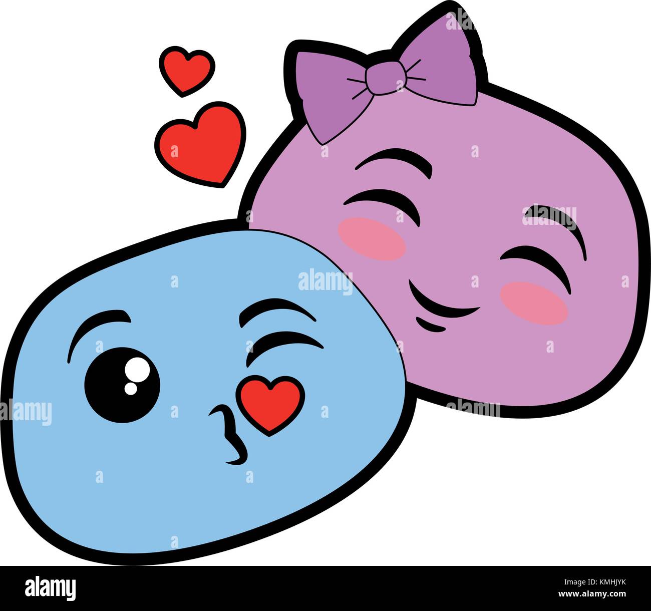 lovely emoji faces icon Stock Vector Image & Art - Alamy
