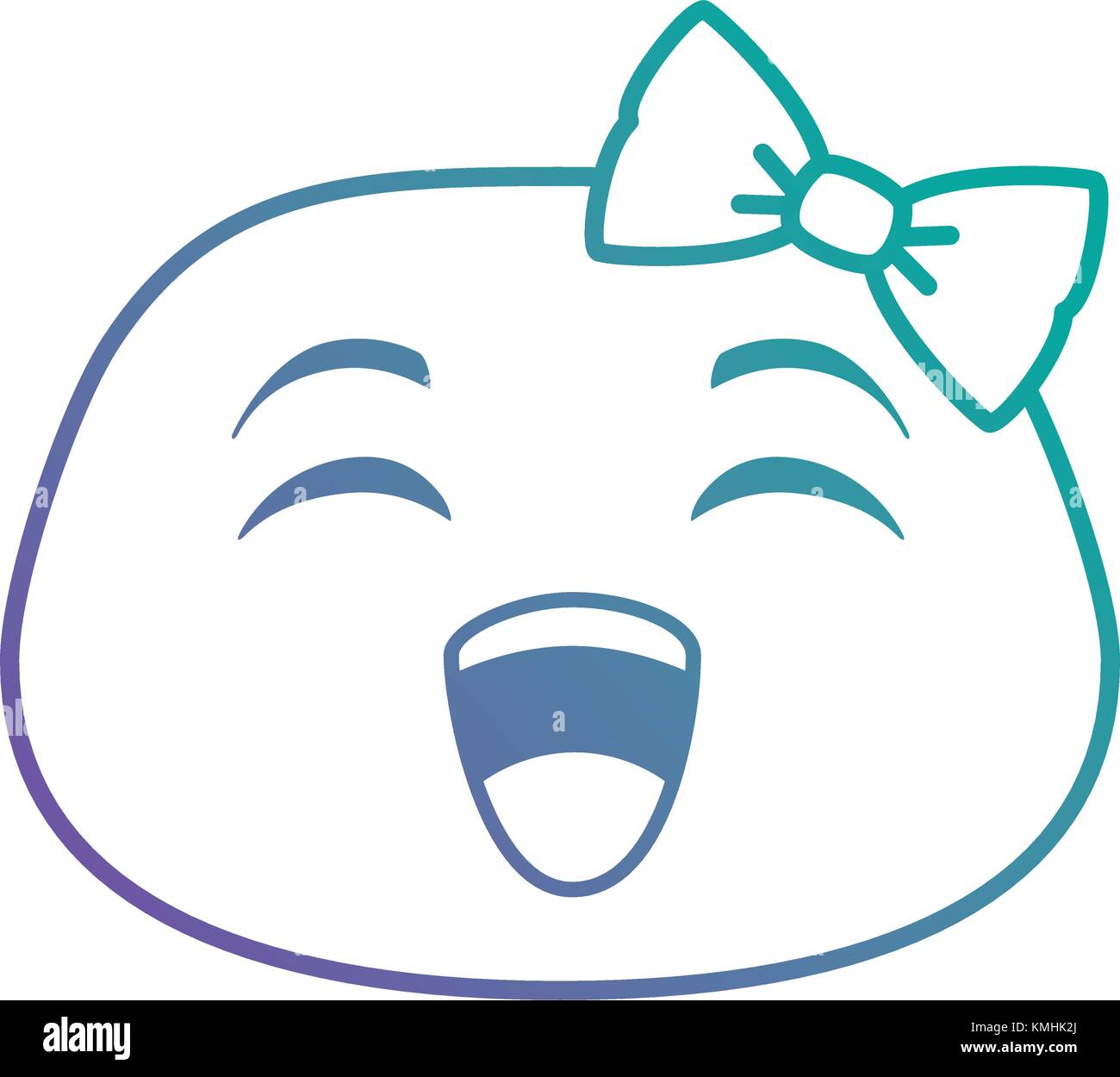 laugh emoji face with hat Stock Vector Image & Art - Alamy