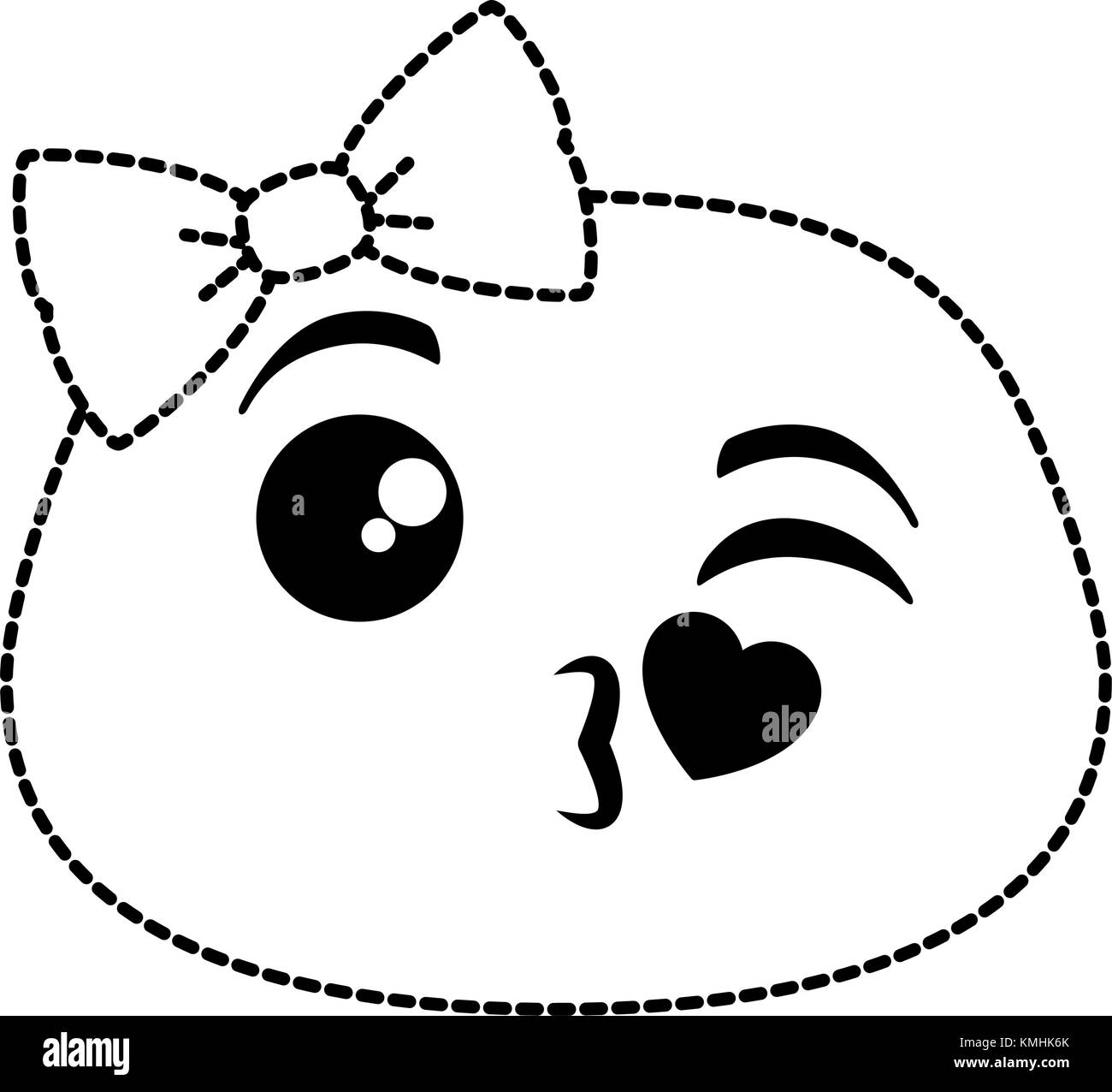 Cute lovely cheerful girl Black and White Stock Photos & Images - Alamy