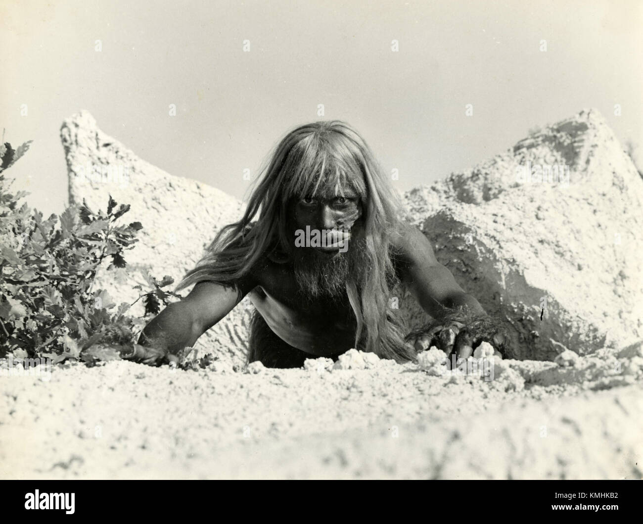 Scene from Italian peplum B movie 1960s with marine monsters Stock ...