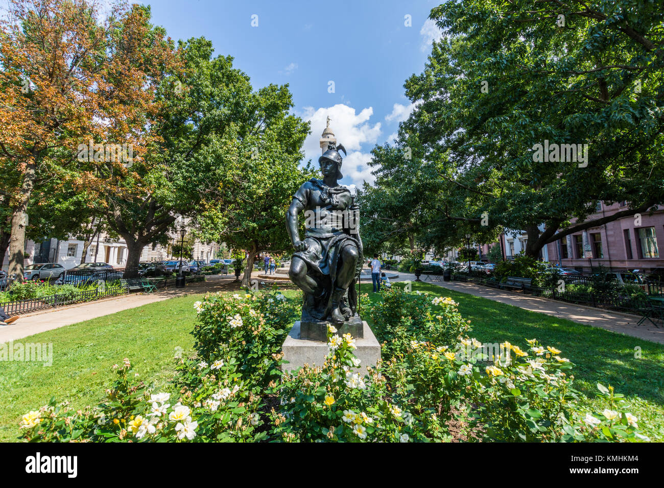 Mount Vernon Place Park in Baltimore, Maryland Stock Photo - Alamy