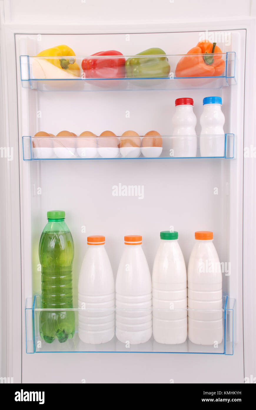 Open refrigerator nobody hi-res stock photography and images - Alamy