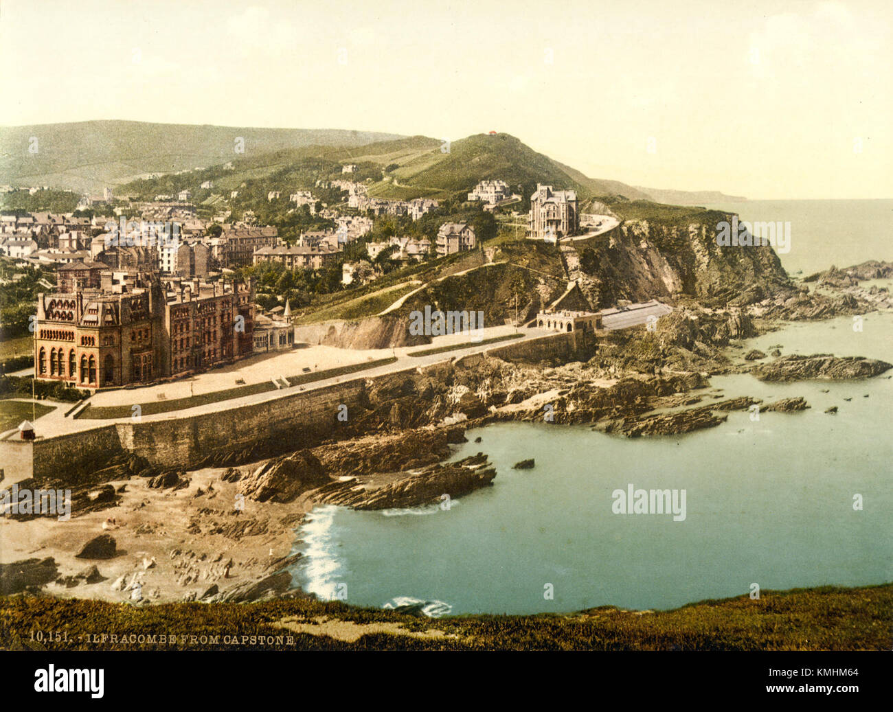 Ilfracombe in Devon, England, during the 1890s, is captured in this ...