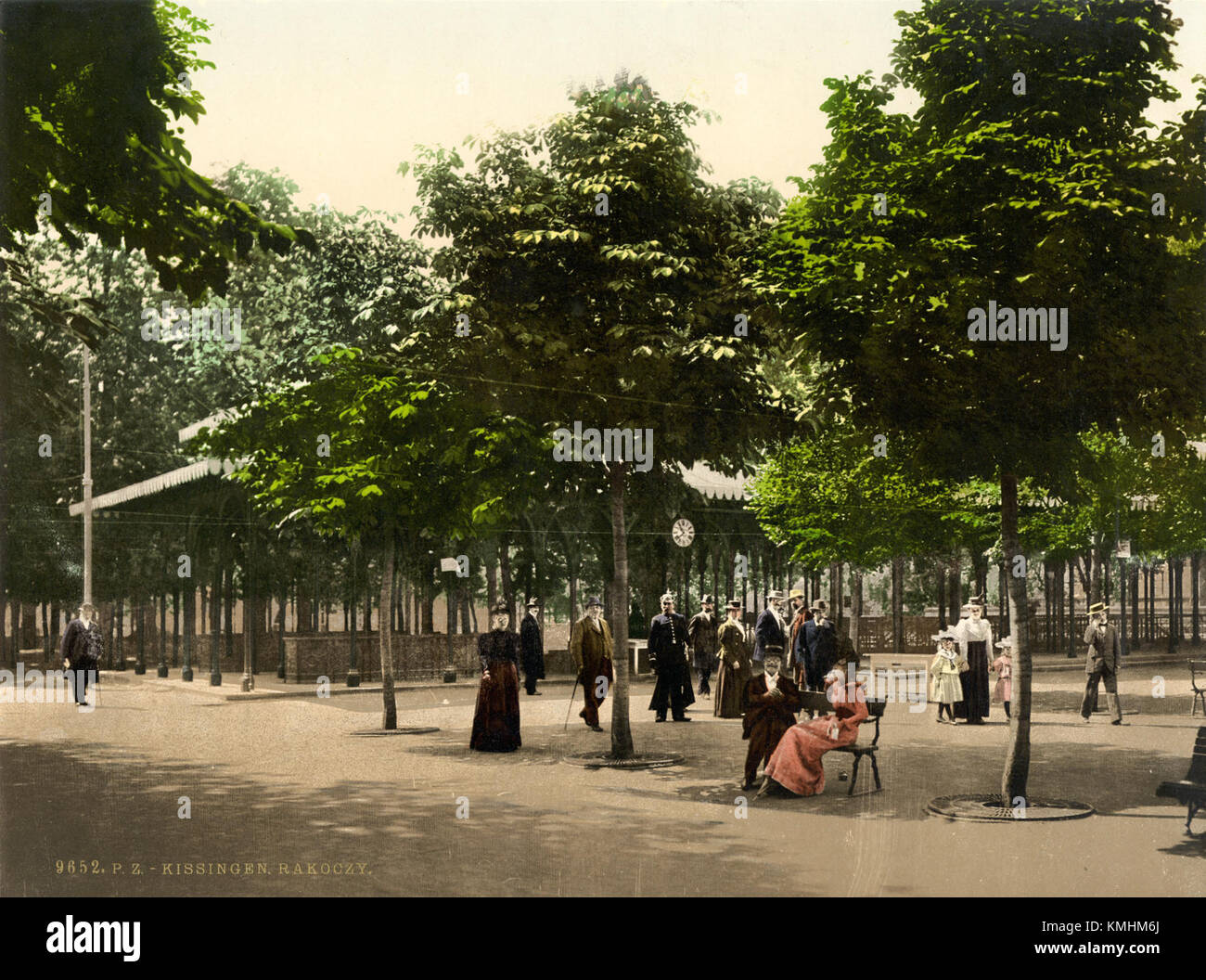 The Rakoczy Festival, held in Bad Kissingen, Bavaria, Germany, around ...