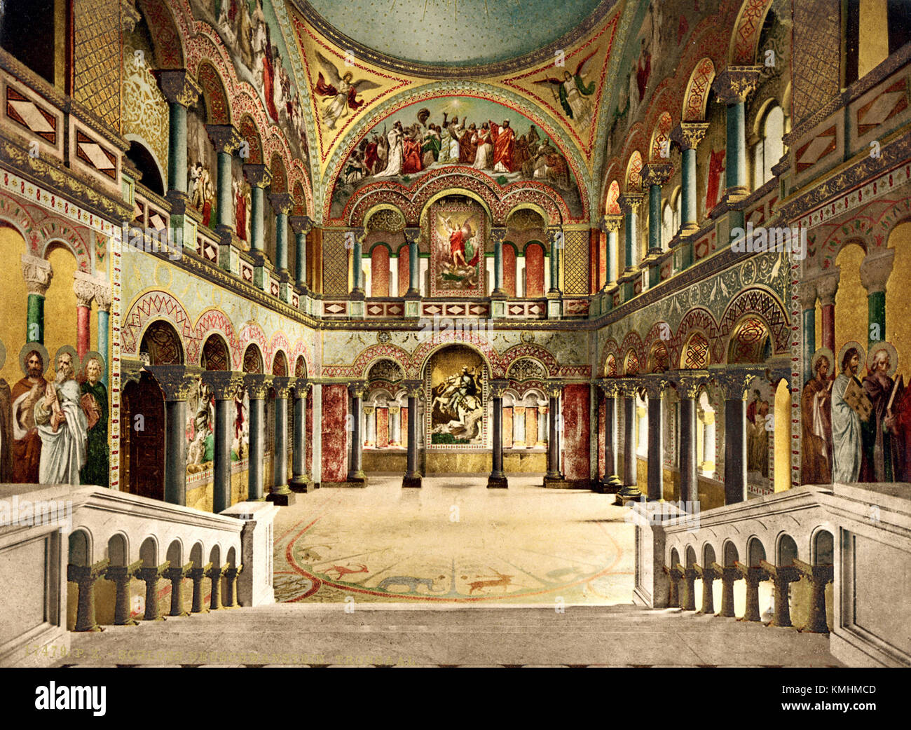 The throne room in Neuschwanstein Castle, Germany, is an iconic space ...