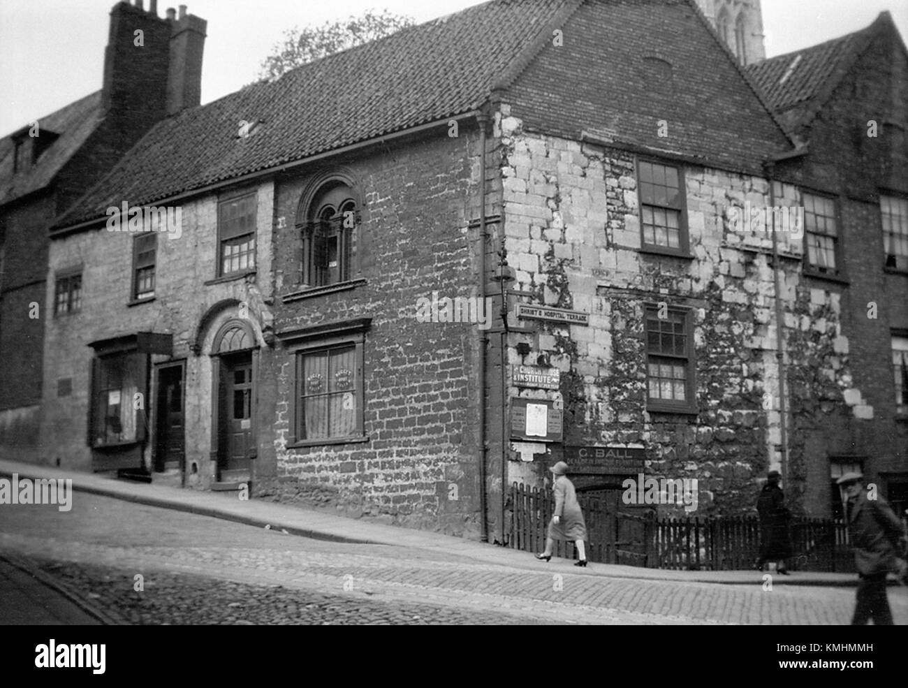 The Norman House in Lincoln, England, is an architectural example from ...