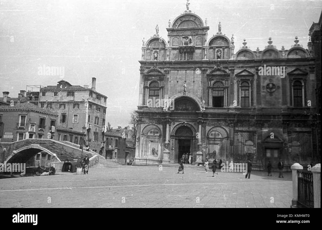 This photograph captures a view of Venice, Italy, showcasing its famous ...