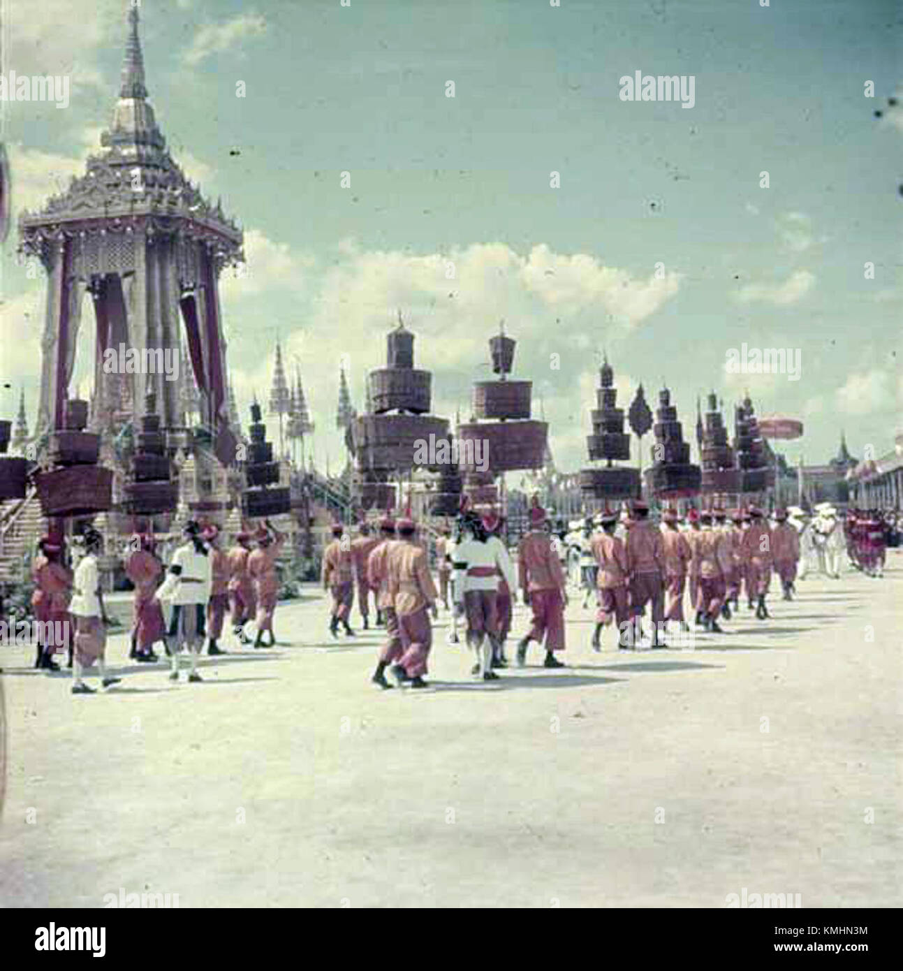 The Royal Funerary Urn of King Rama VIII is a ceremonial vessel used in ...