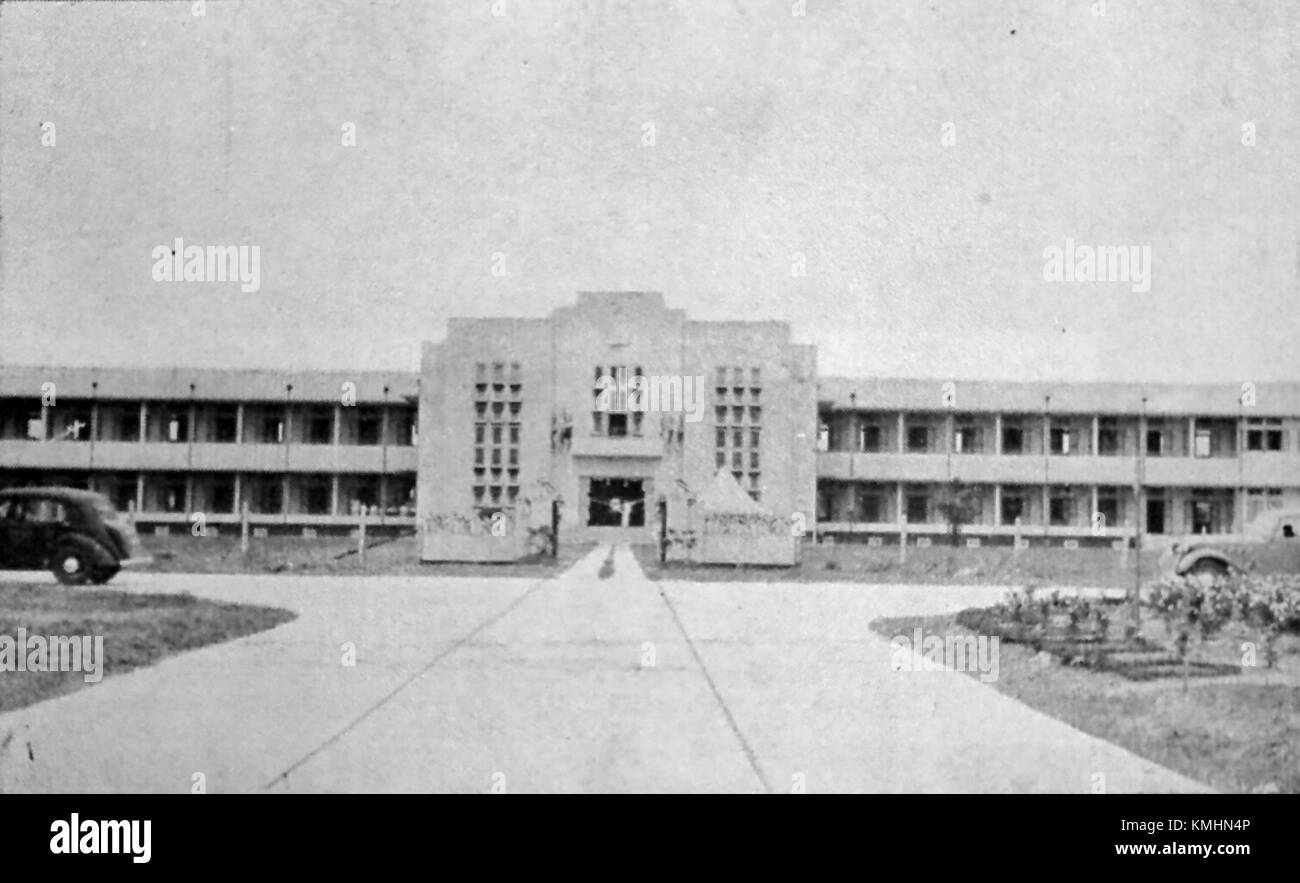 This image shows Building 2 of Triam Udom Suksa School in June 1940 ...