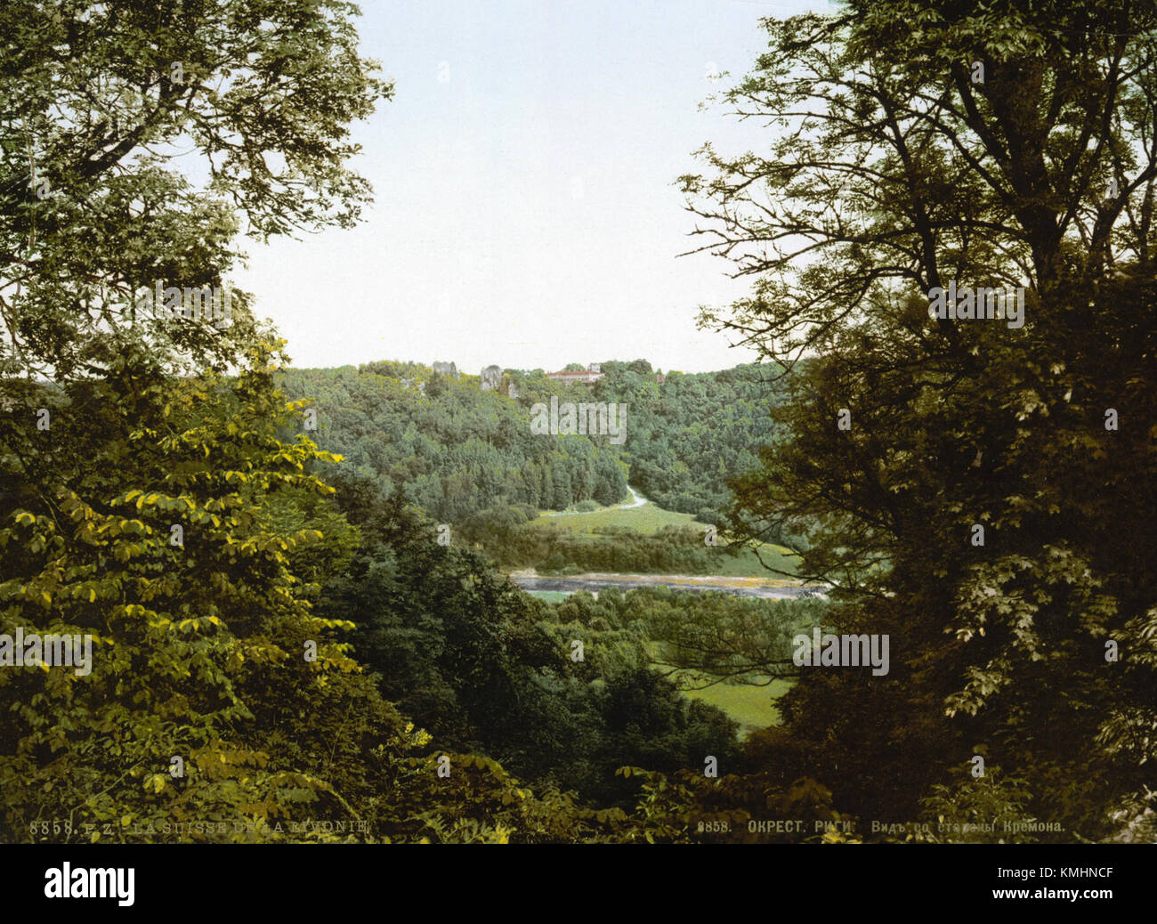 A photograph of Riga, Latvia, taken between 1890 and 1900, showcasing ...