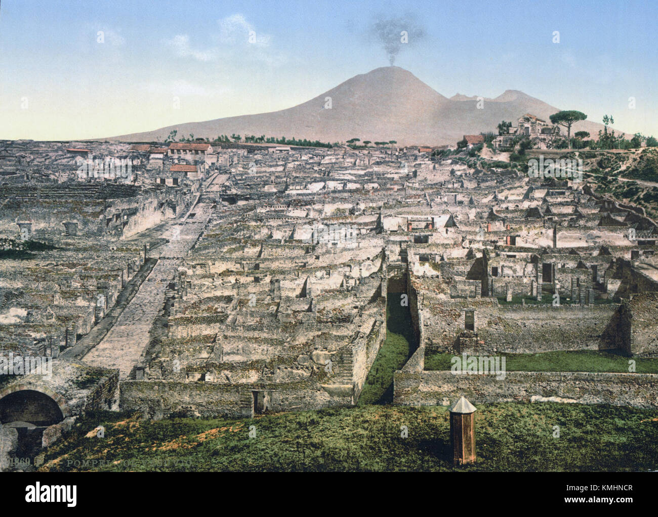 Pompeii around 1900 is a historical perspective of the ancient Roman ...