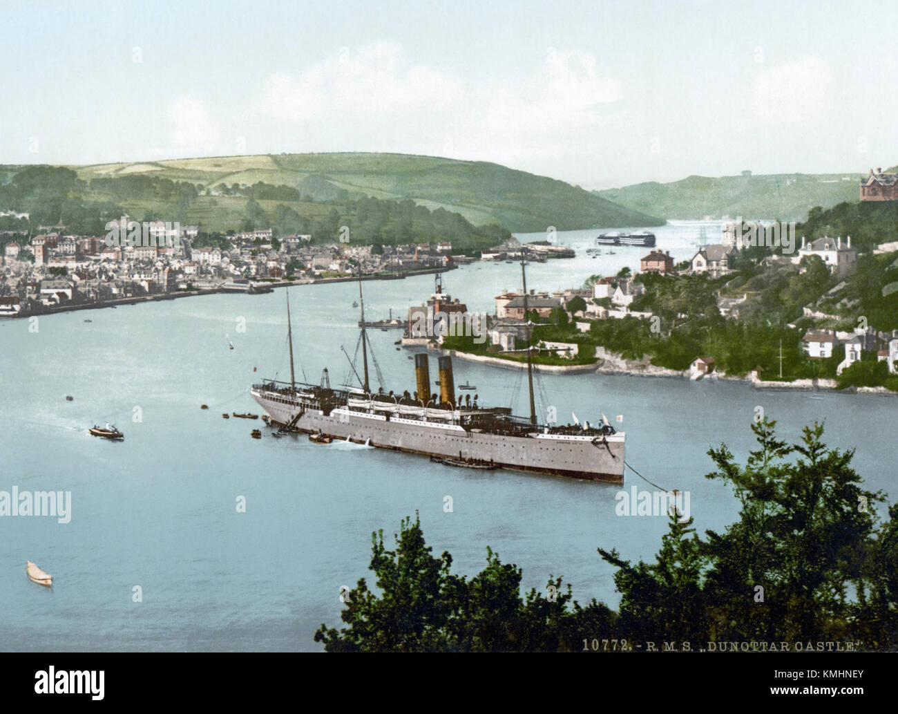 The RMS *Dunottar Castle* was a British passenger and cargo ship that ...