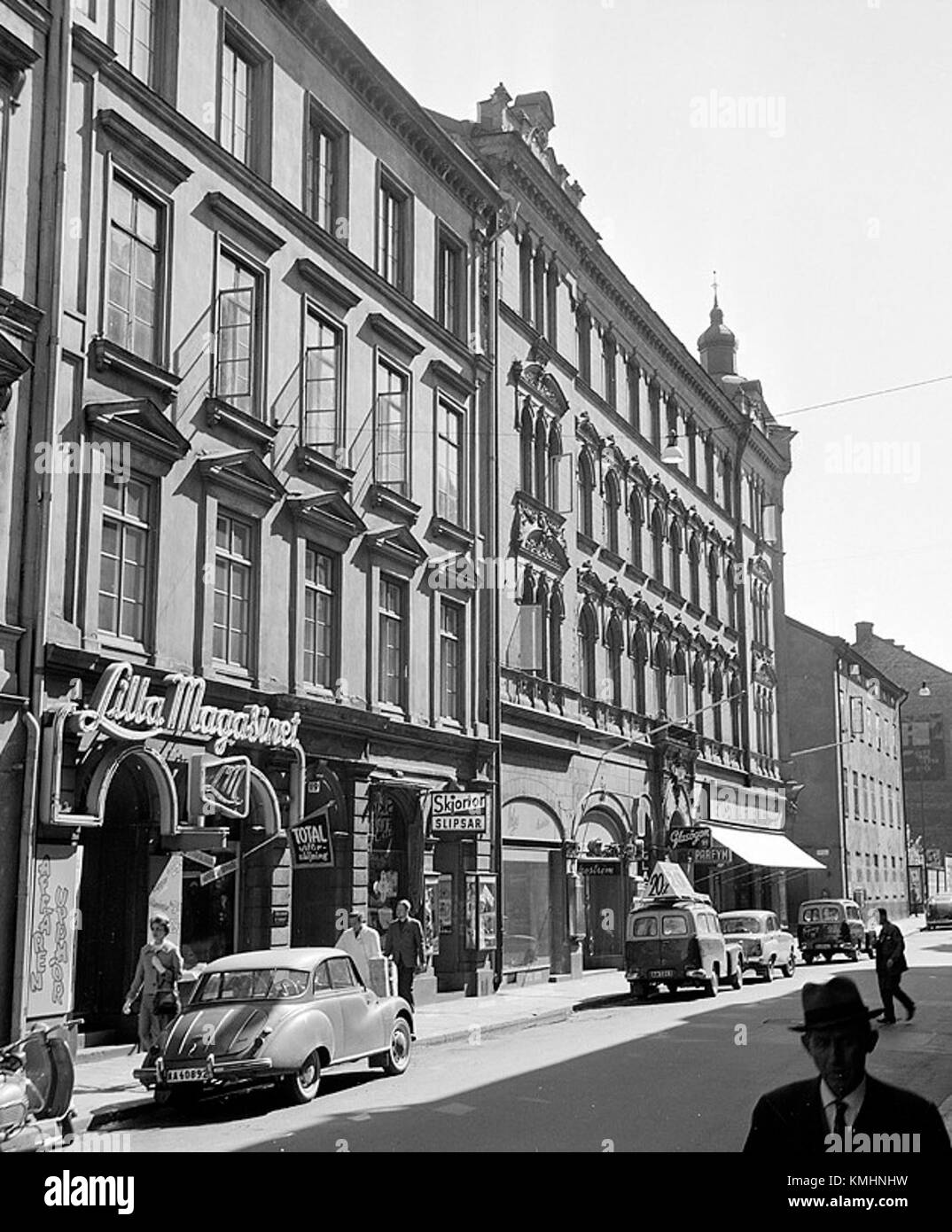 *Storgatan 19, 1961* refers to a historical photograph of a building ...