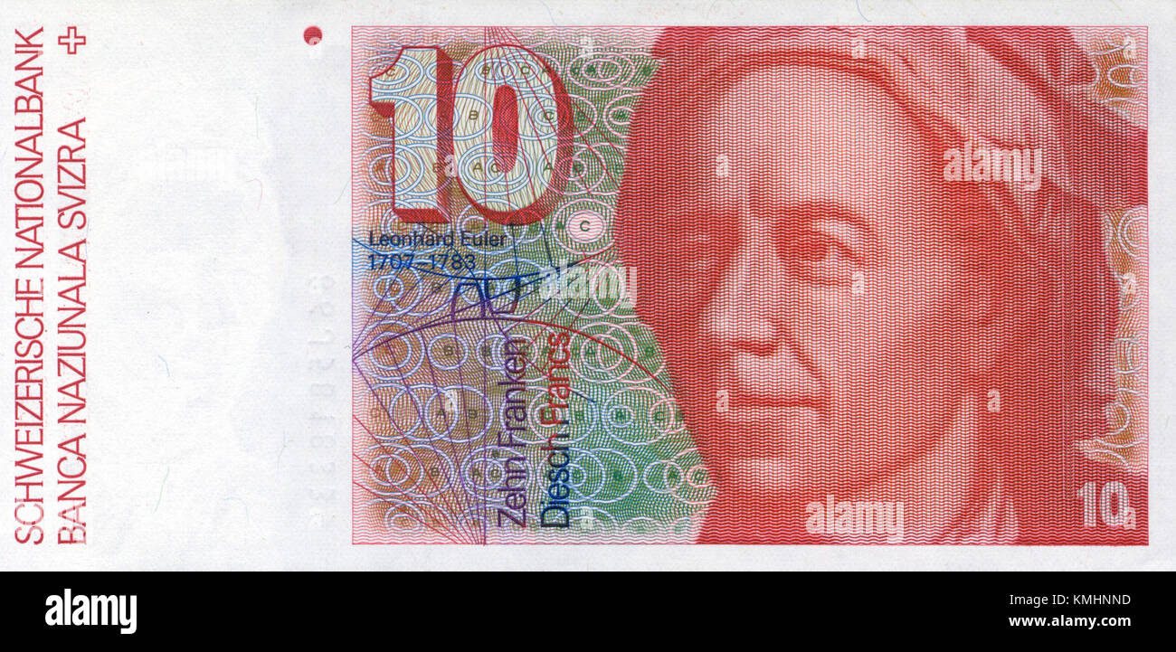 Swiss 10 franc note switzerland hi-res stock photography and images - Alamy