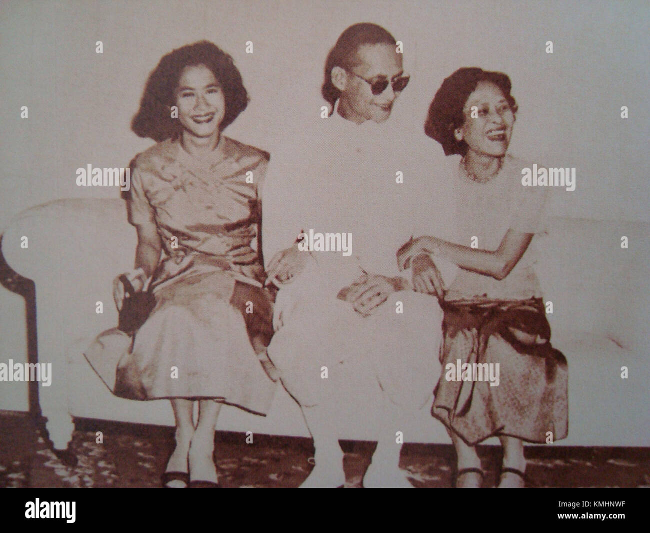 Princess Sri Sangwal is seen here with Princess Galyani Vadhana and ...