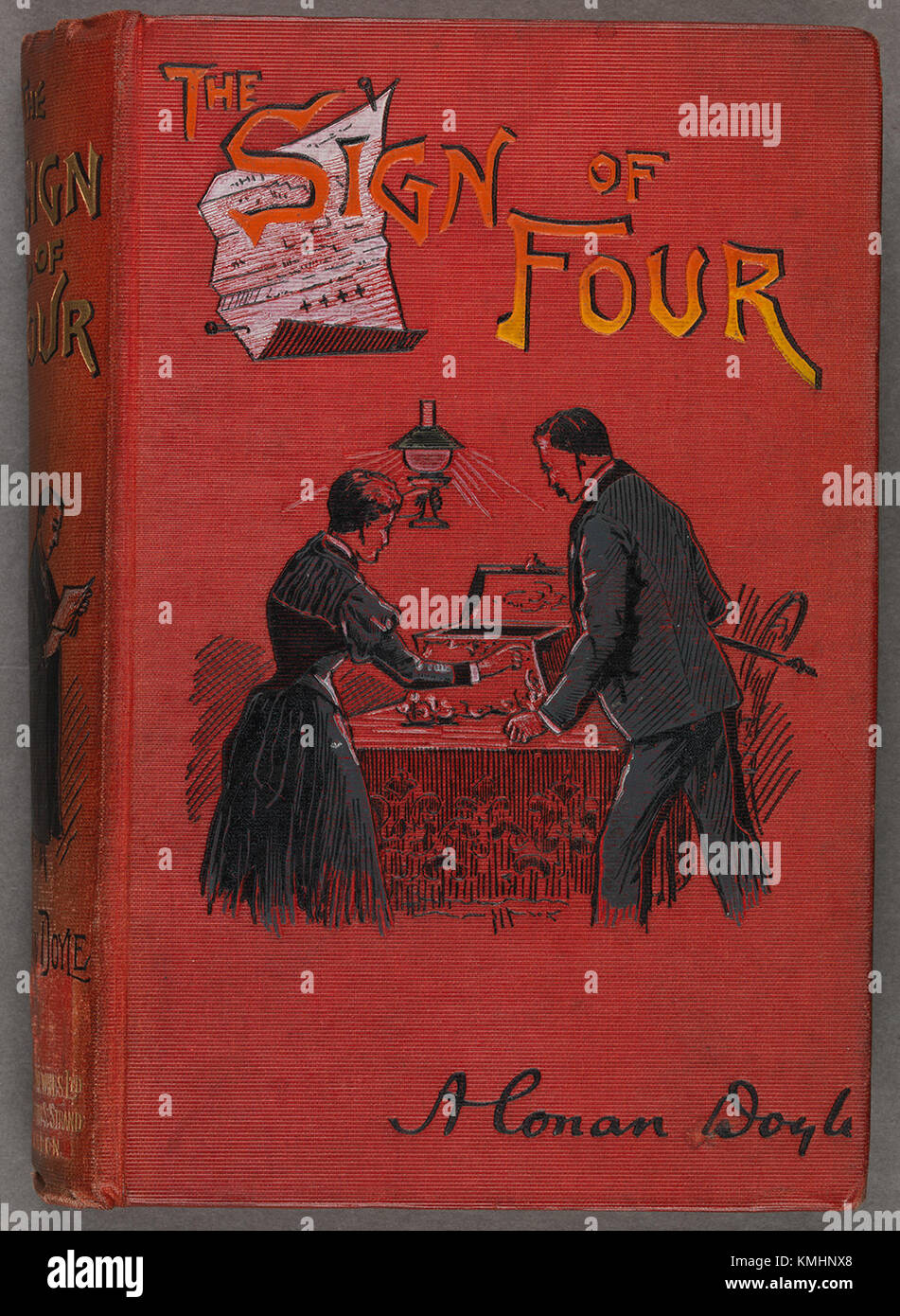 Sign of the four book hi-res stock photography and images - Alamy