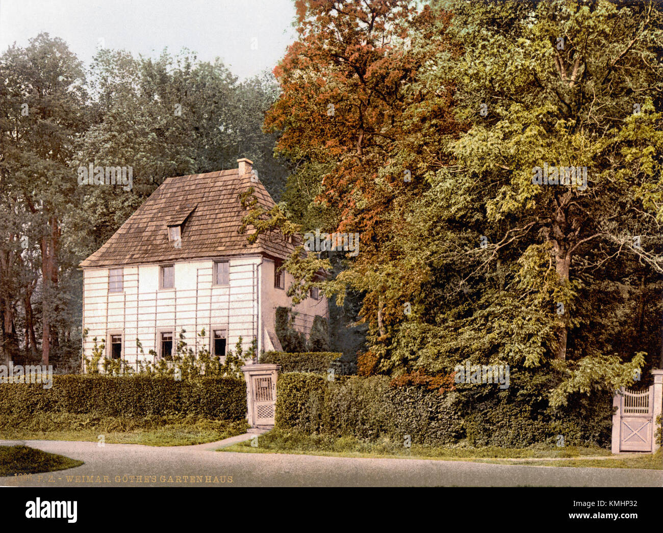 The Weimar Goethe Gartenhaus, a historical house in Weimar, Germany ...