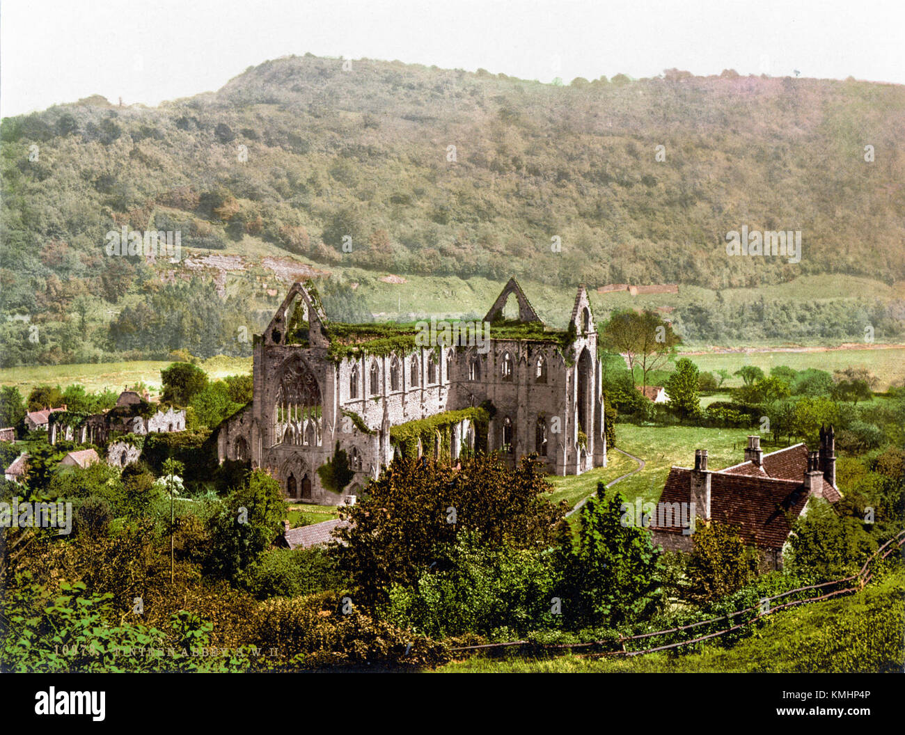 Tintern Abbey, located in Monmouthshire, Wales, is a historic ...