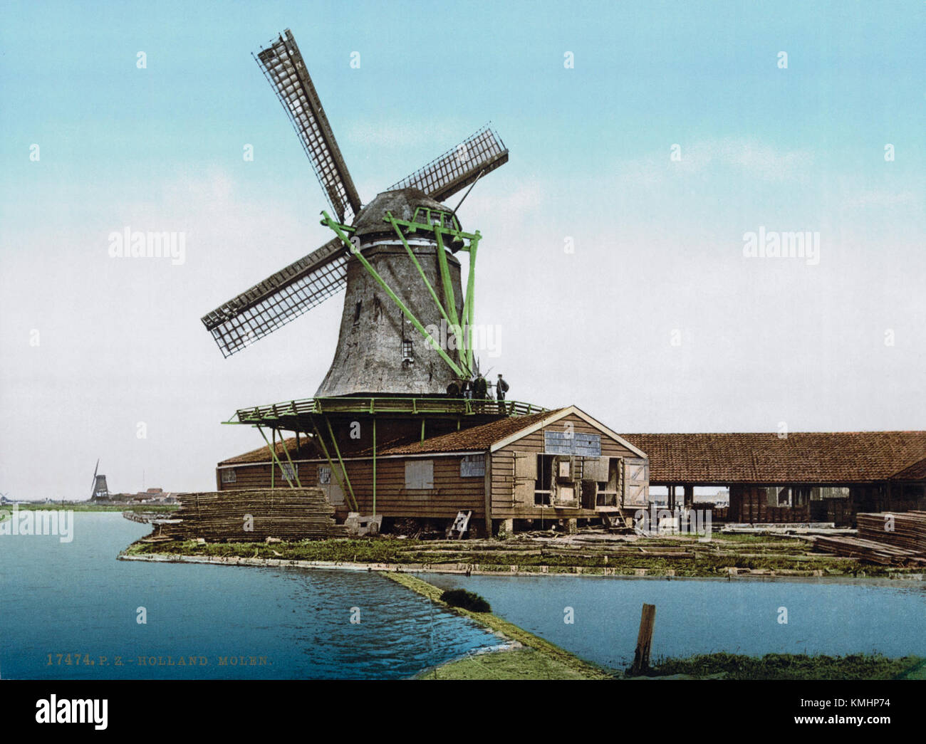 This title refers to a historic windmill in Holland, dating back to the ...