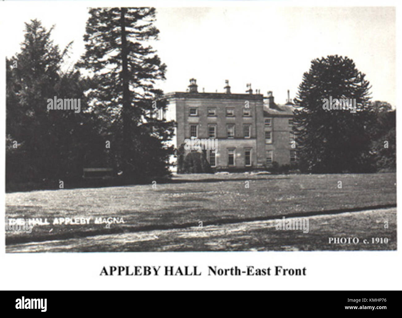 This view captures the northeastern aspect of Appleby Hall, located in ...