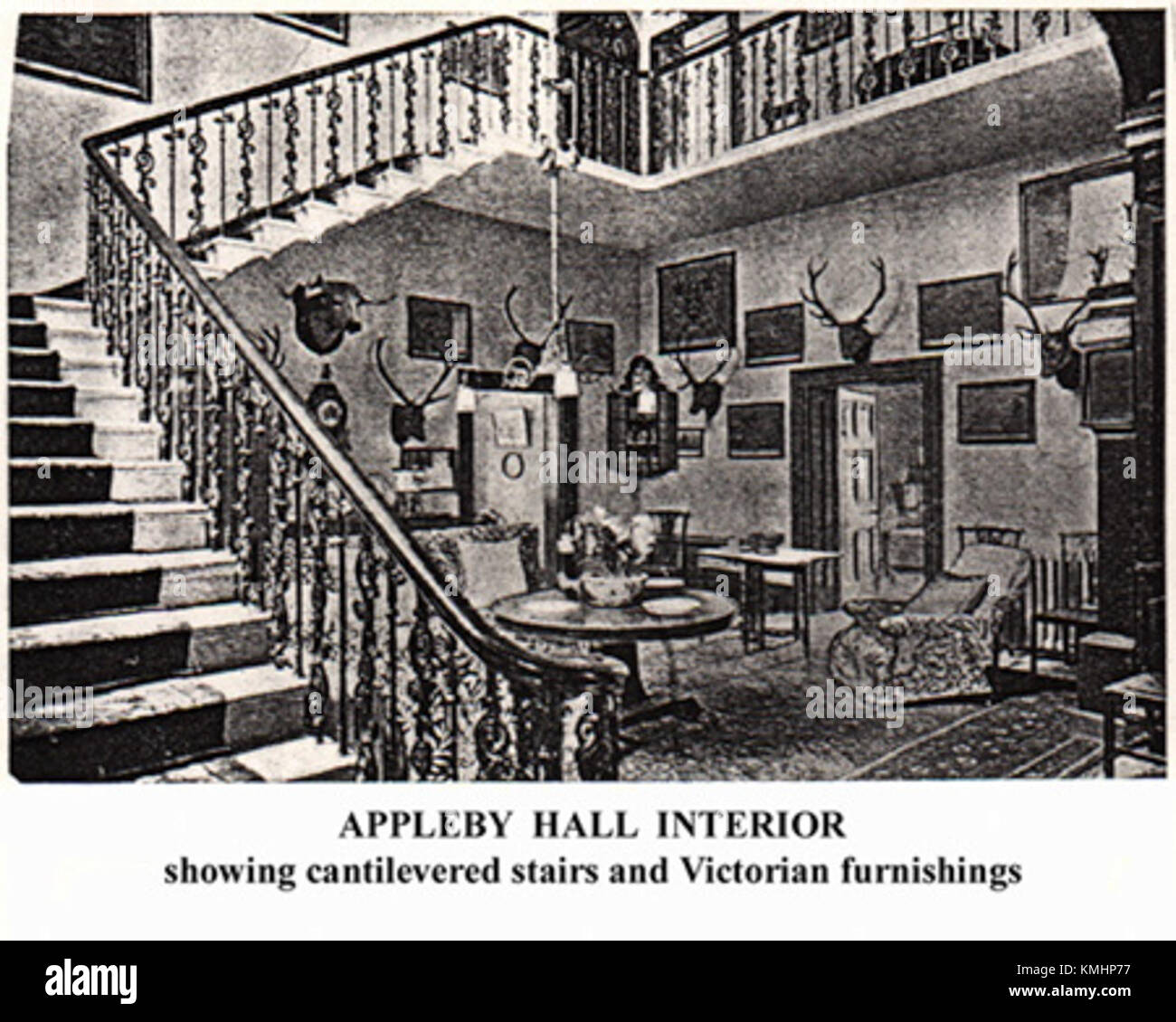 The interior of Appleby Hall, a historic building known for its ...