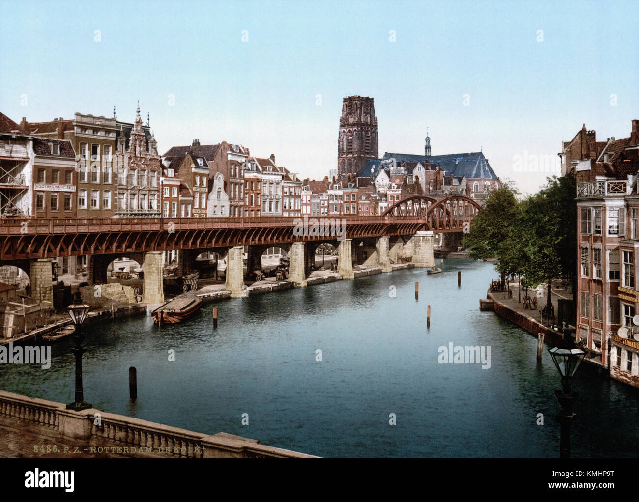 Rotterdam's De Kolk area, captured in 1900, highlights the city's urban ...